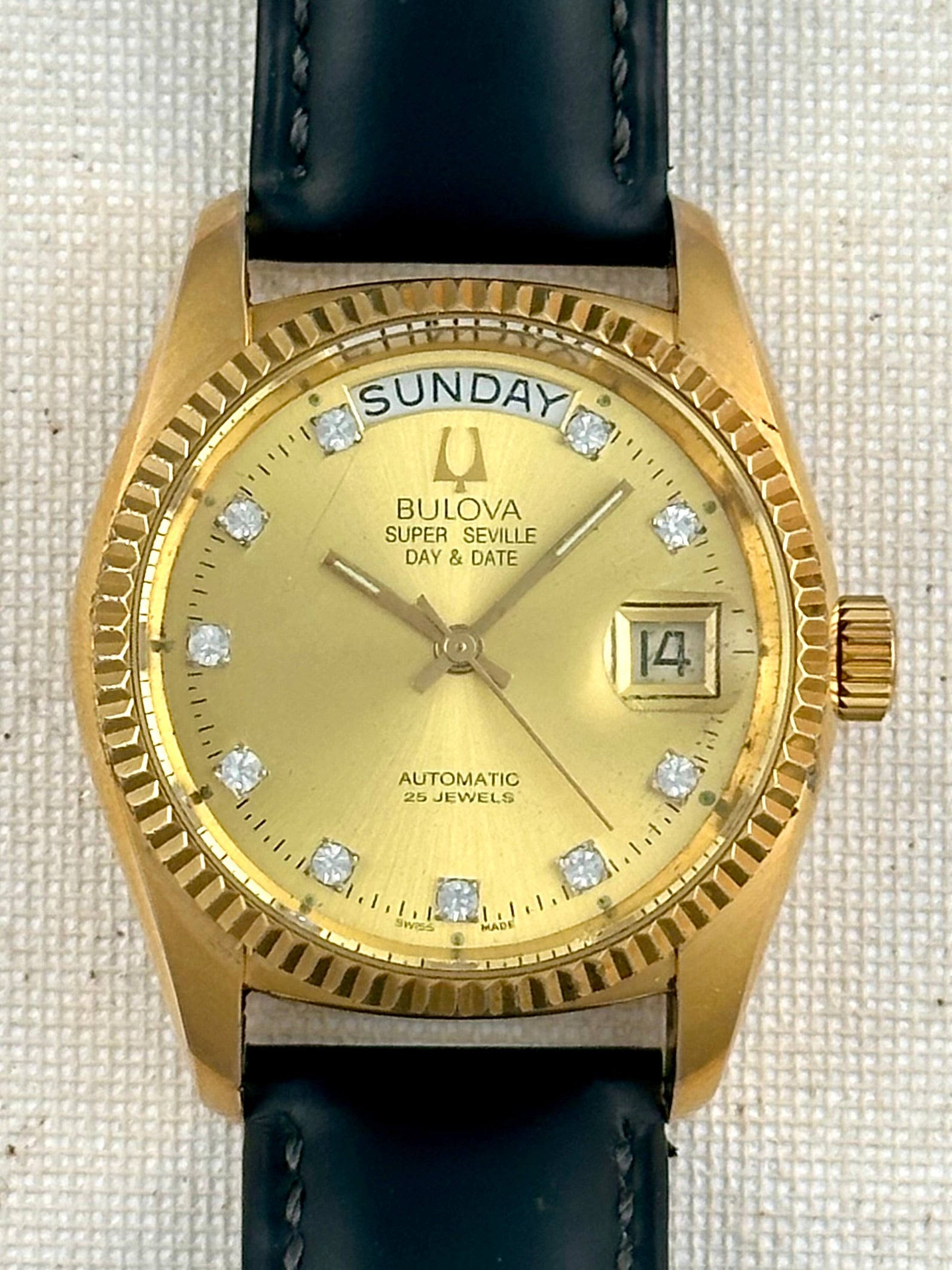 Bulova Super Seville Day Date Vintage – Old School Seconds