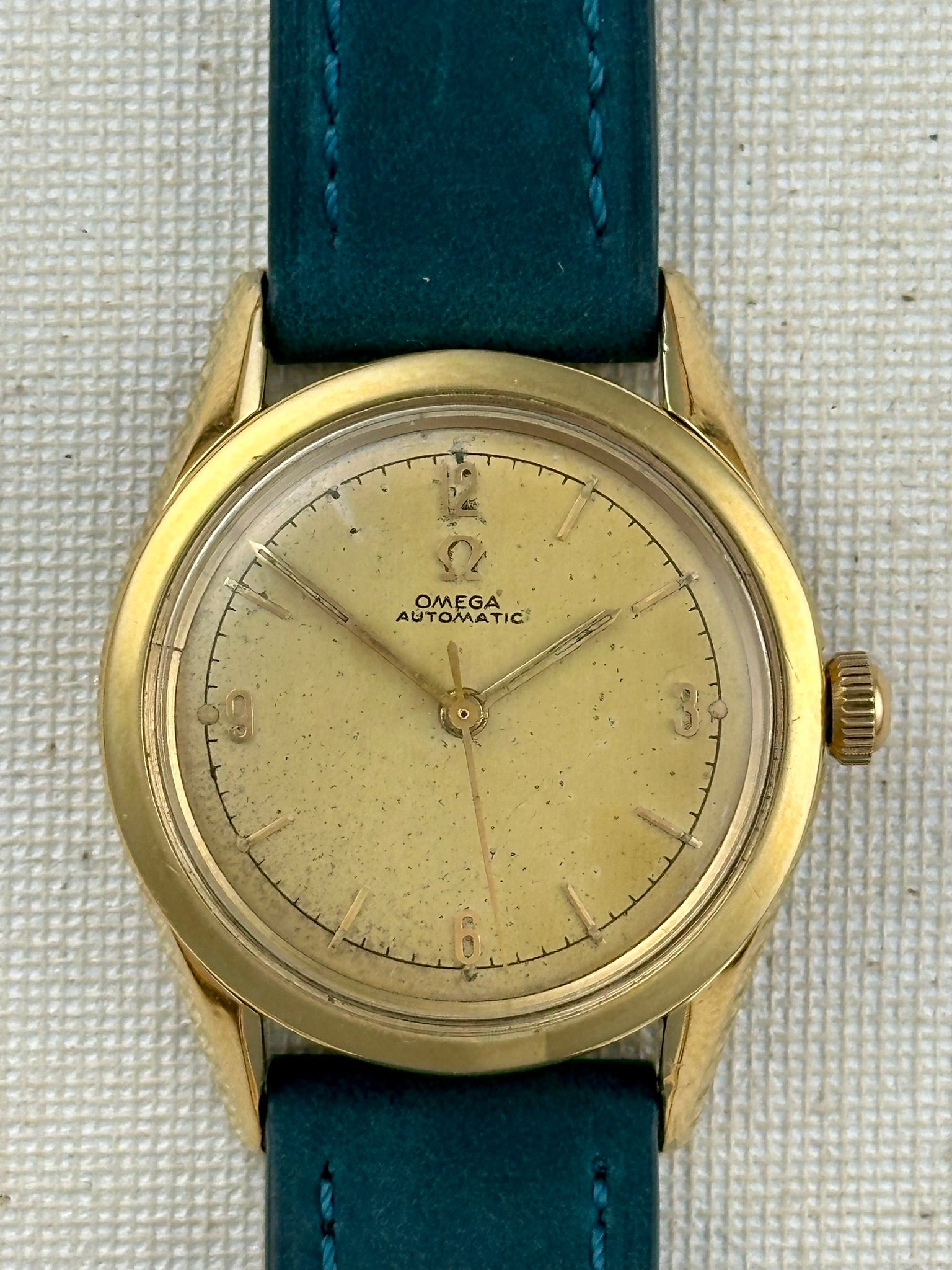 Omega Automatic Patina Dial Vintage – Old School Seconds
